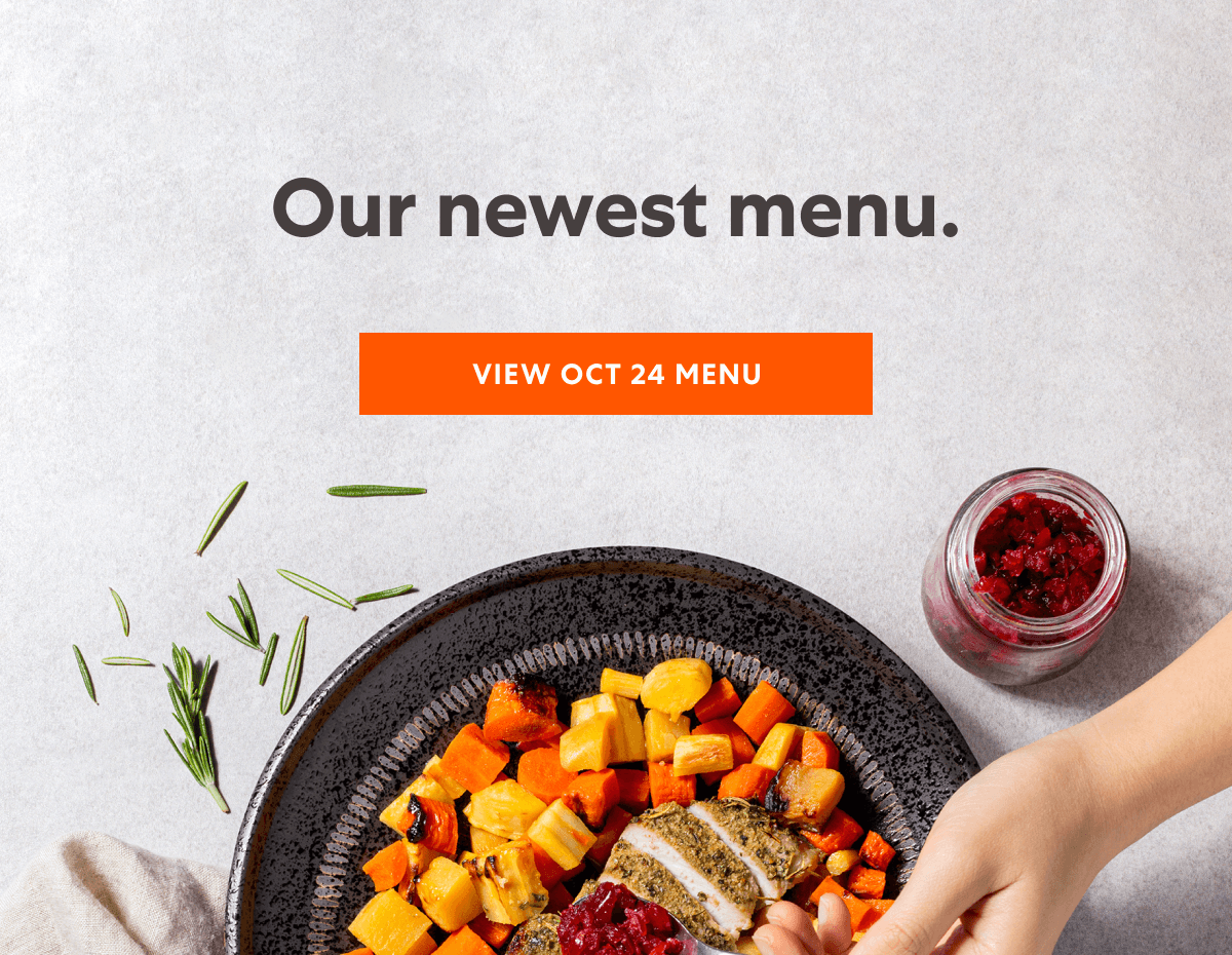 Tovala: Fall is here & our new menu is ready. | Milled